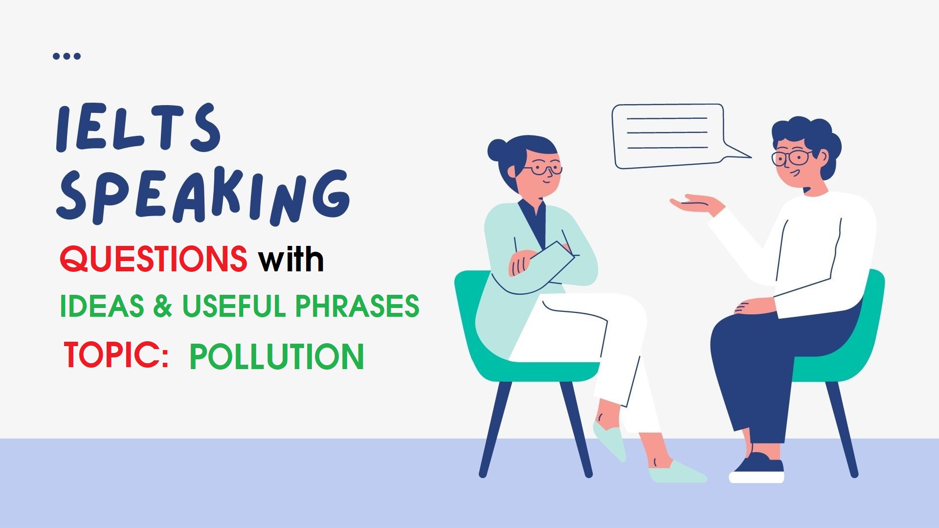 IELTS Speaking: Pollutions - BLEARNING EDUCATION